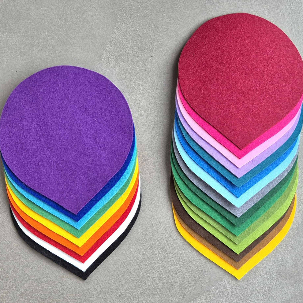 2-delige set druppel vloerankers KLEIN + GROOT. Kies uit 24 kleuren ...